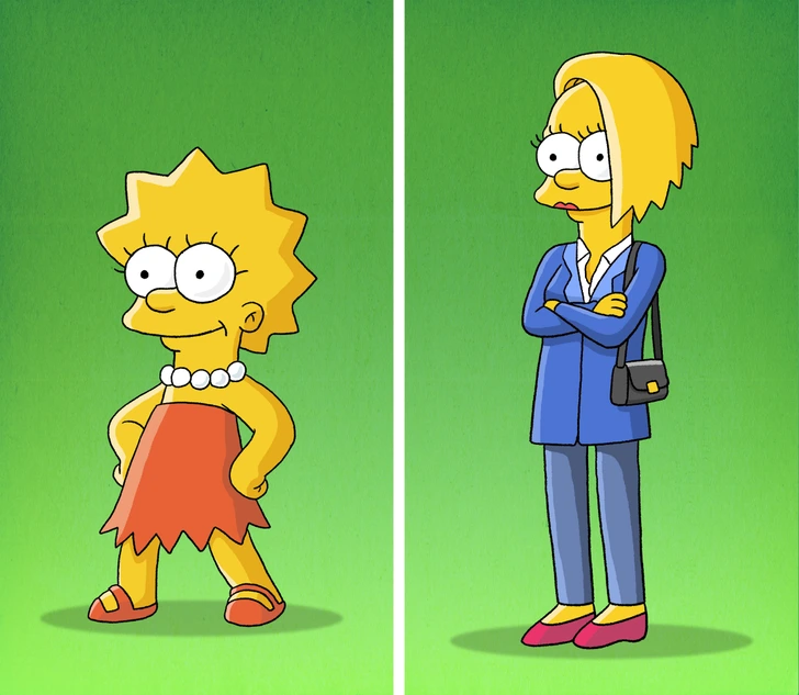 Los Simpsons con la edad que tendrian actualmente en 2024 - Forocoches
